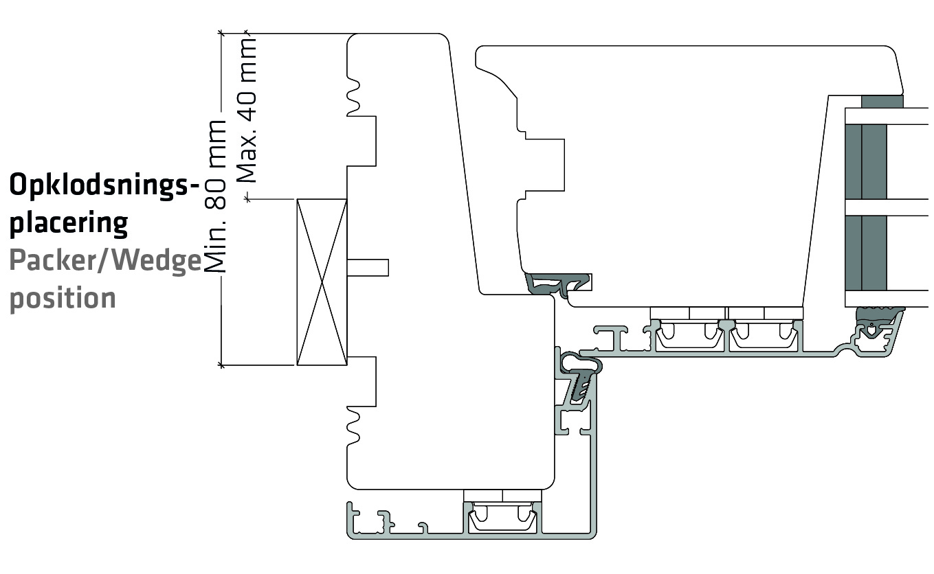 Idealcombi Nation IC inward opening entrance door