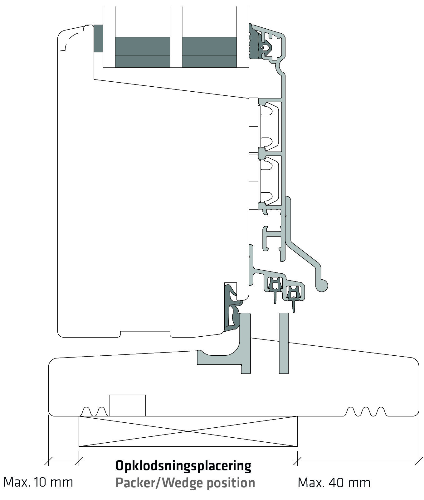 Idealcombi Nation IC inward opening entrance door