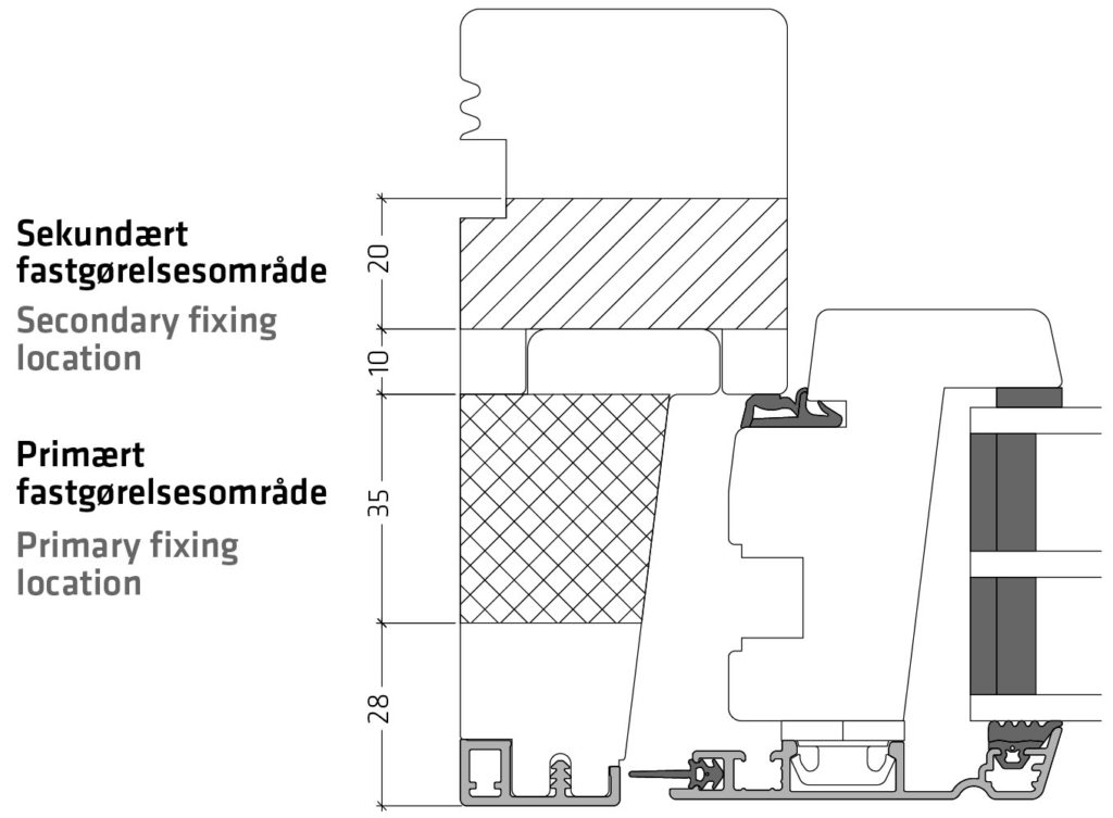 Idealcombi Frame IC Top swing reversible window